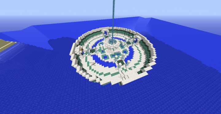 Water Themed Spawn Minecraft Map