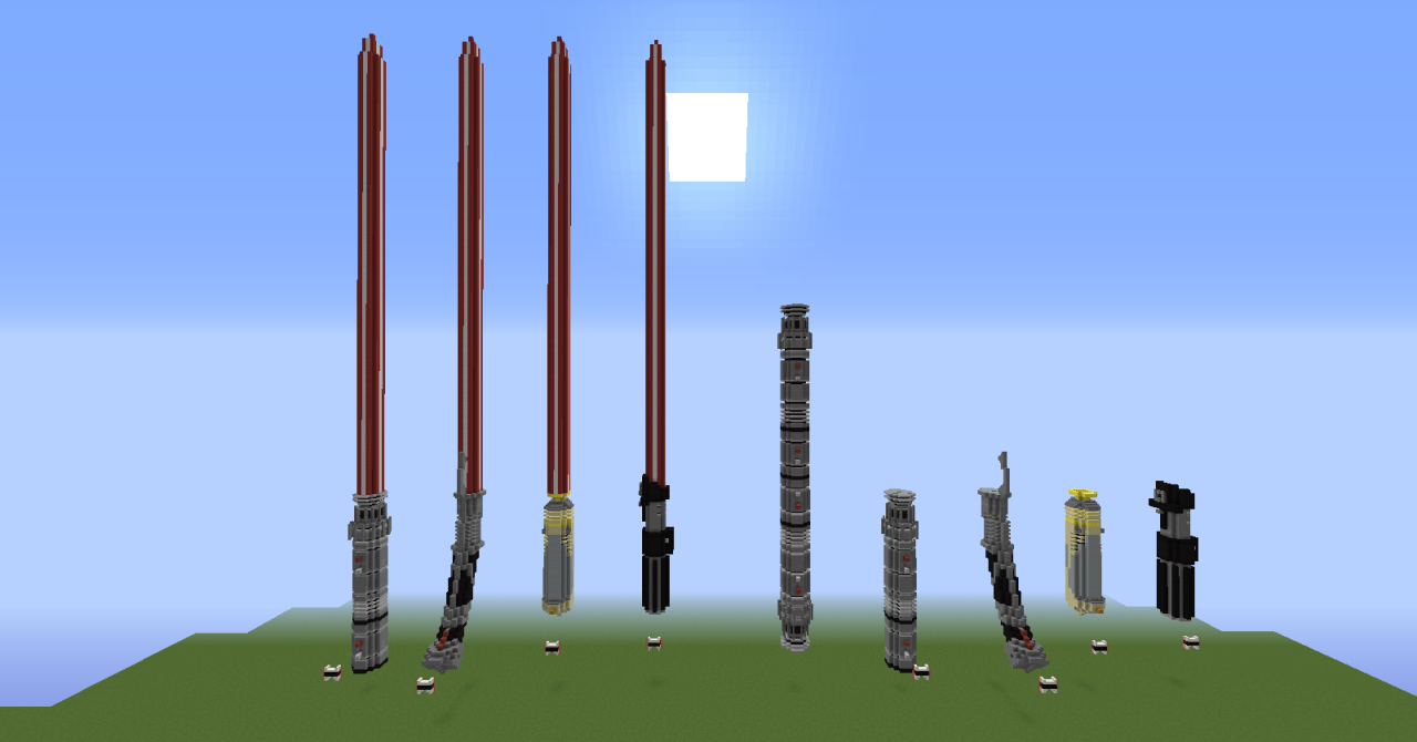 Sith Lord Lightsaber Collection Minecraft Map