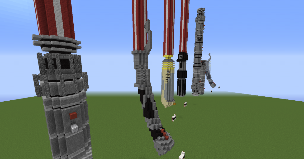 Sith Lord Lightsaber Collection Minecraft Map