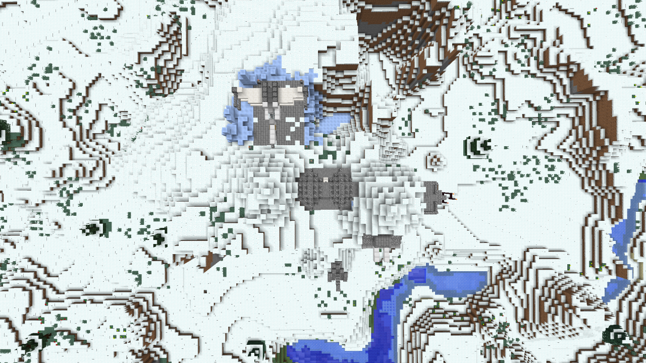Star Wars Rebel Snow Base Minecraft Map