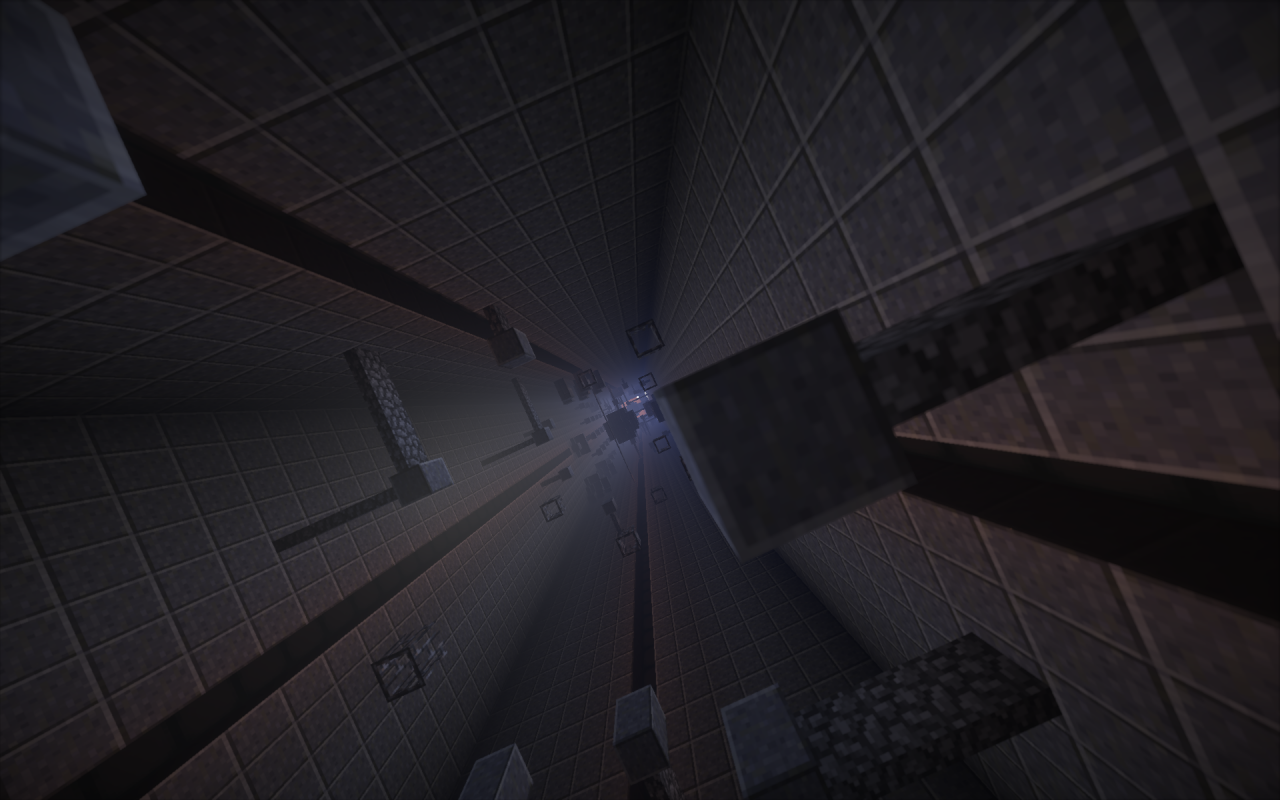 Flipped parkour Minecraft Map