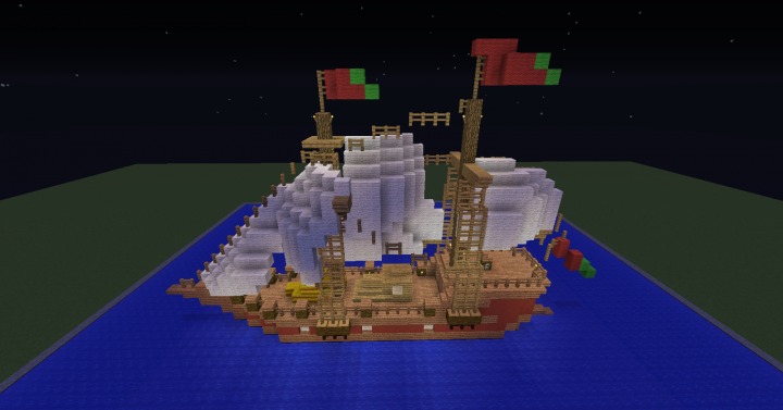 Segelschiff/sailing ship "Mauritius" Minecraft Map