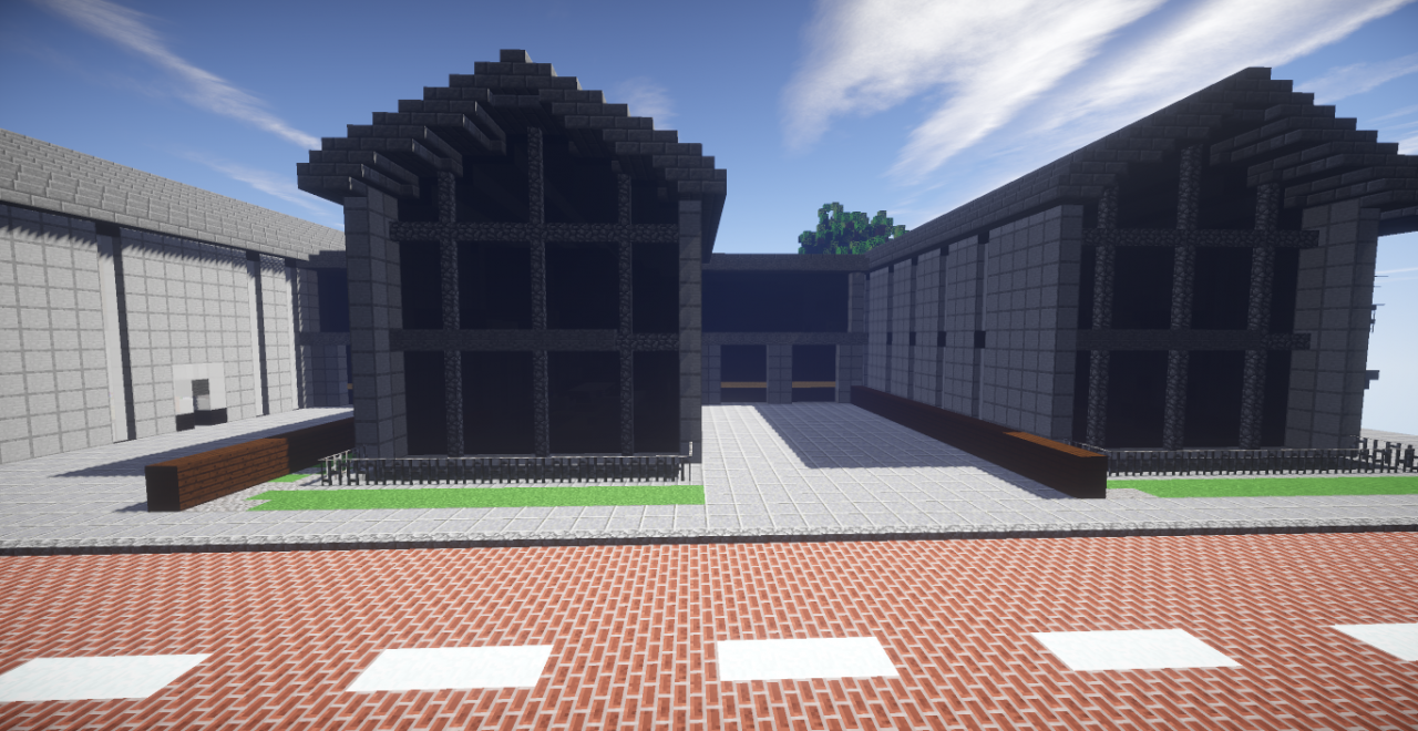 modern industrial home Minecraft Map