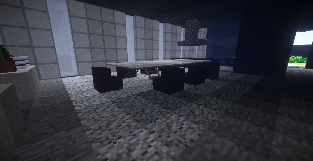 modern industrial home Minecraft Map