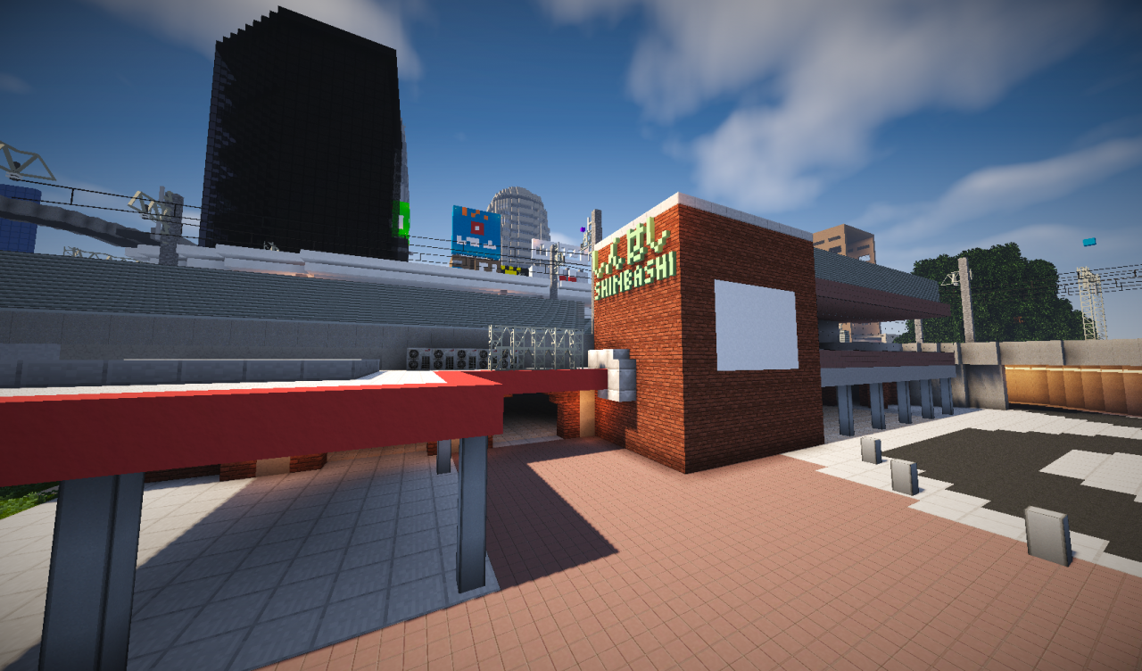 The Train Stations of Tokyo Minecraft Map