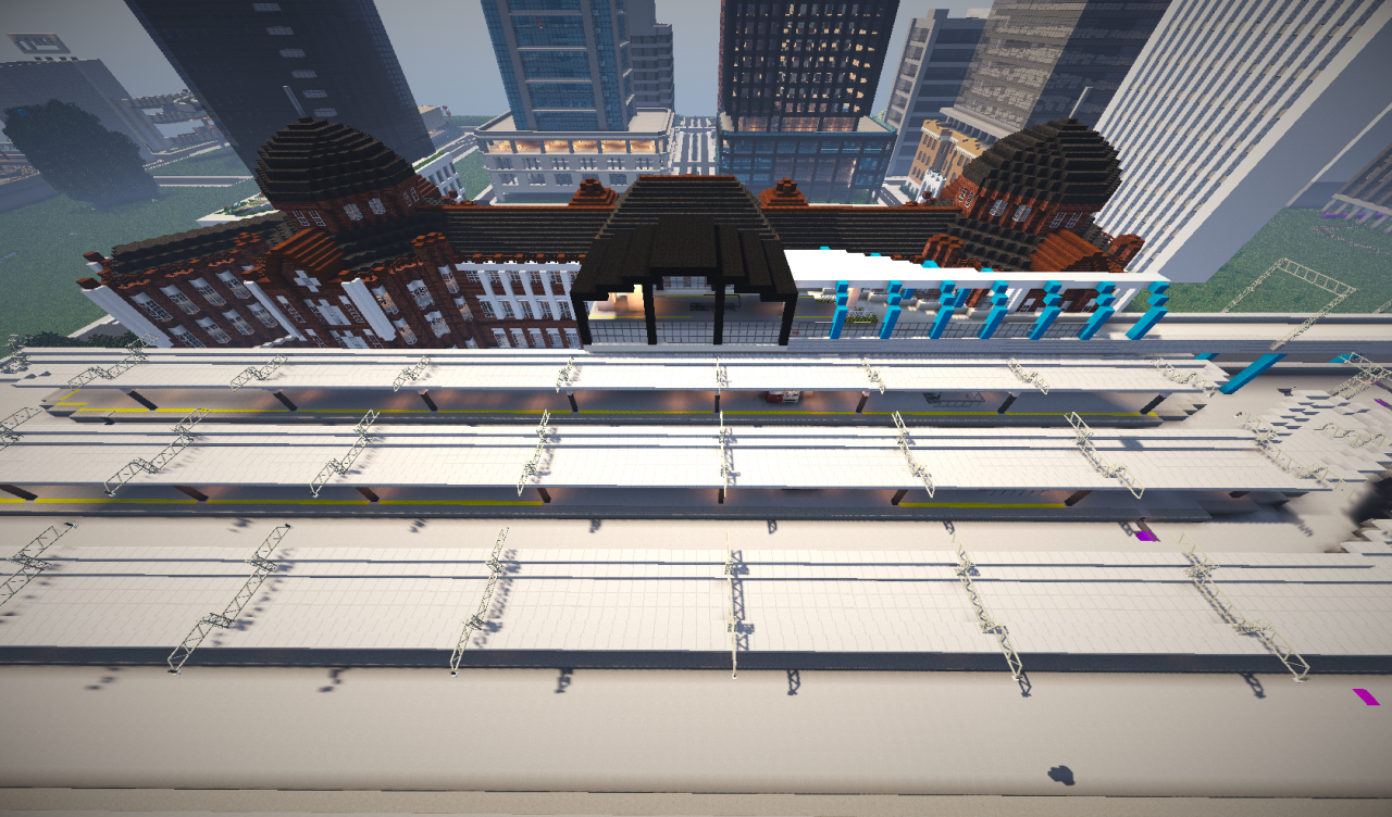 The Train Stations of Tokyo Minecraft Map