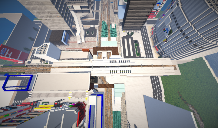 The Train Stations of Tokyo Minecraft Map