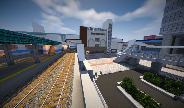 The Train Stations of Tokyo Minecraft Map