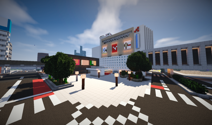 The Train Stations of Tokyo Minecraft Map