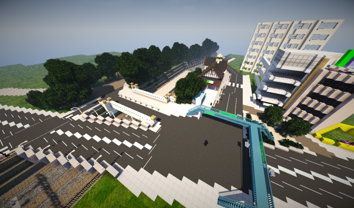 The Train Stations of Tokyo Minecraft Map
