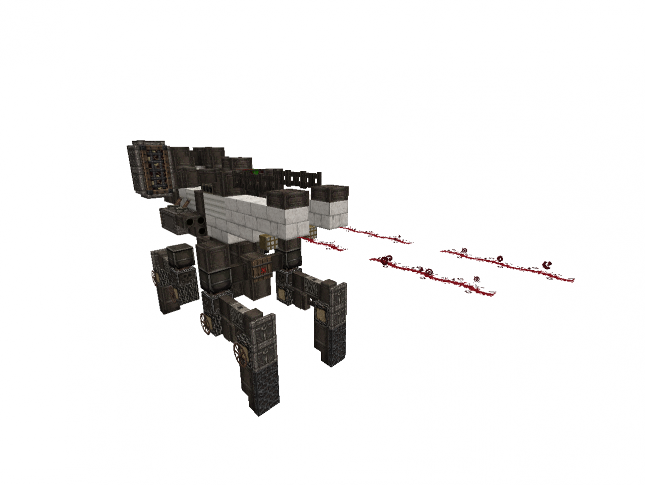 3 Sci-fi mechs #WeAreConquest Minecraft Map