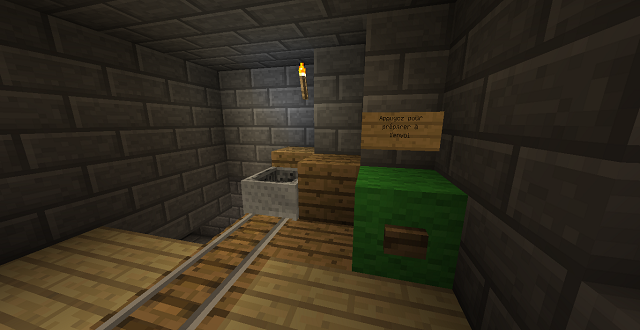 4 railway stations interconnected (1switch) Minecraft Map