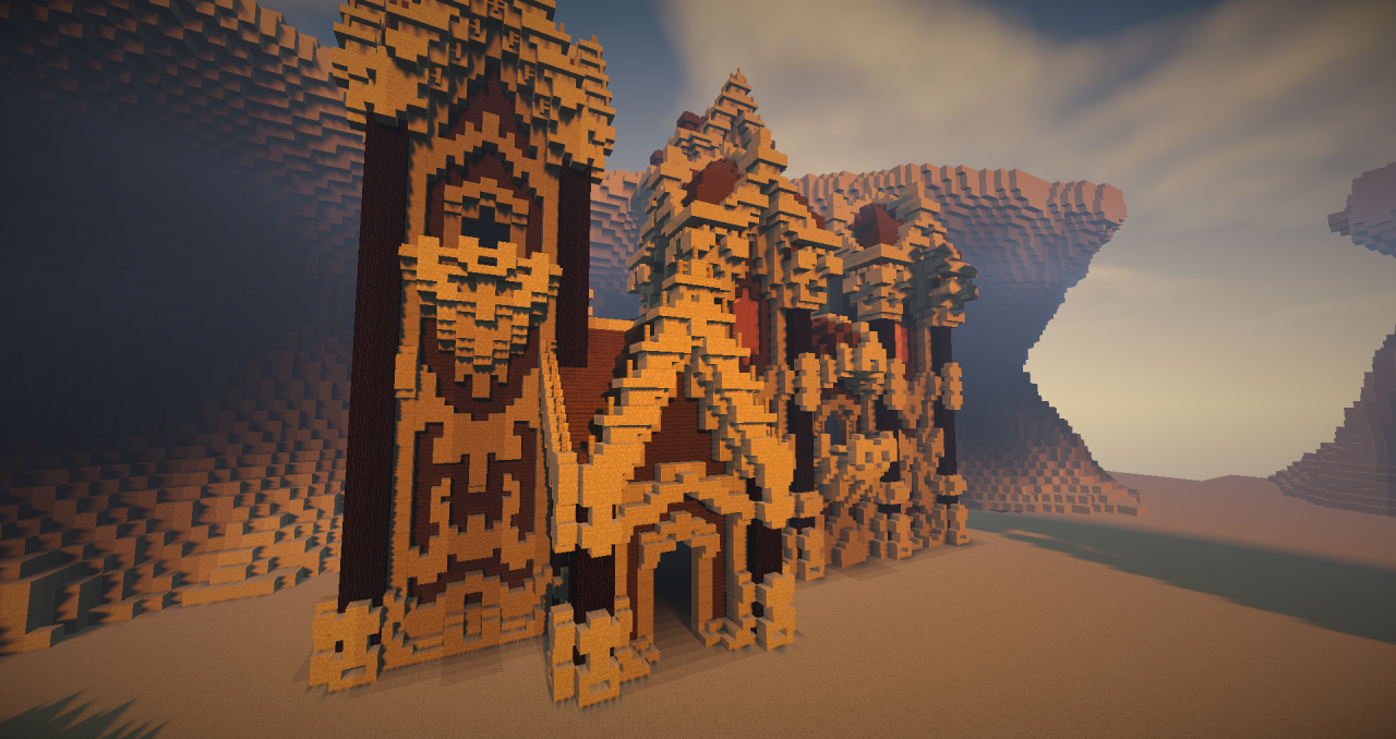 Little Sandstone Palace Minecraft Map