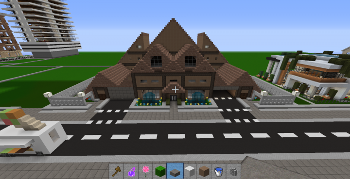 Modern Pyramid House Minecraft Map