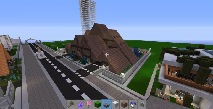 Modern Pyramid House Minecraft Map