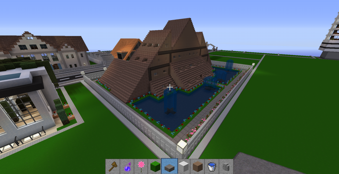 Modern Pyramid House Minecraft Map