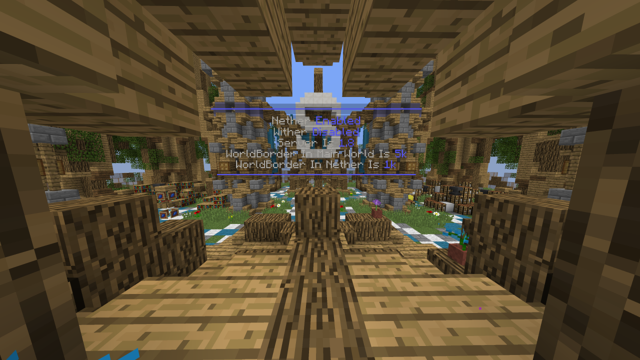 BearNation OP Faction Server Spawn Minecraft Map