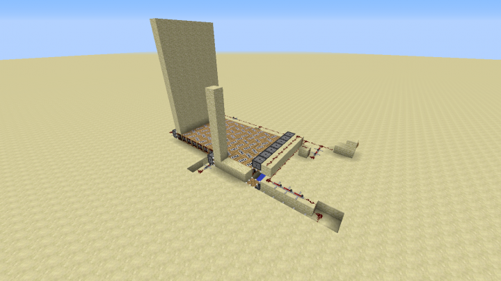 Minecraft Auto Reloading Sand Cannon Minecraft Map