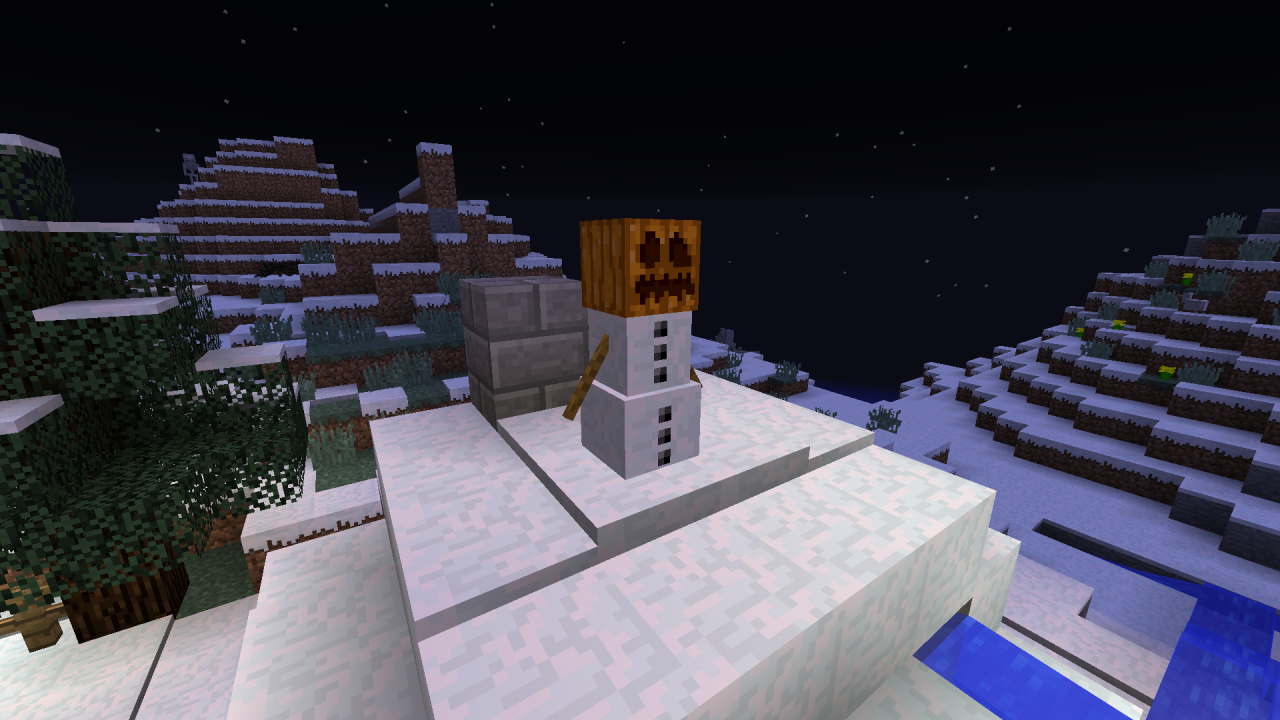 Lego Minecraft:The Snow Hideout (1.9 Works!) Minecraft Map