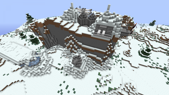 Star Wars Rebel Snow Base Minecraft Map
