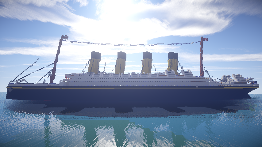 RMS Britannic (white star livery) + download Minecraft Map
