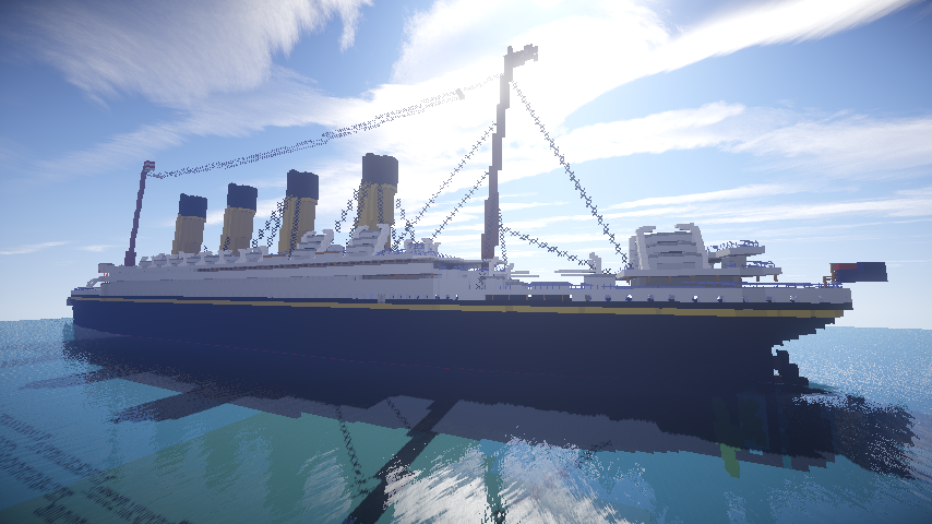 RMS Britannic (white star livery) + download Minecraft Map