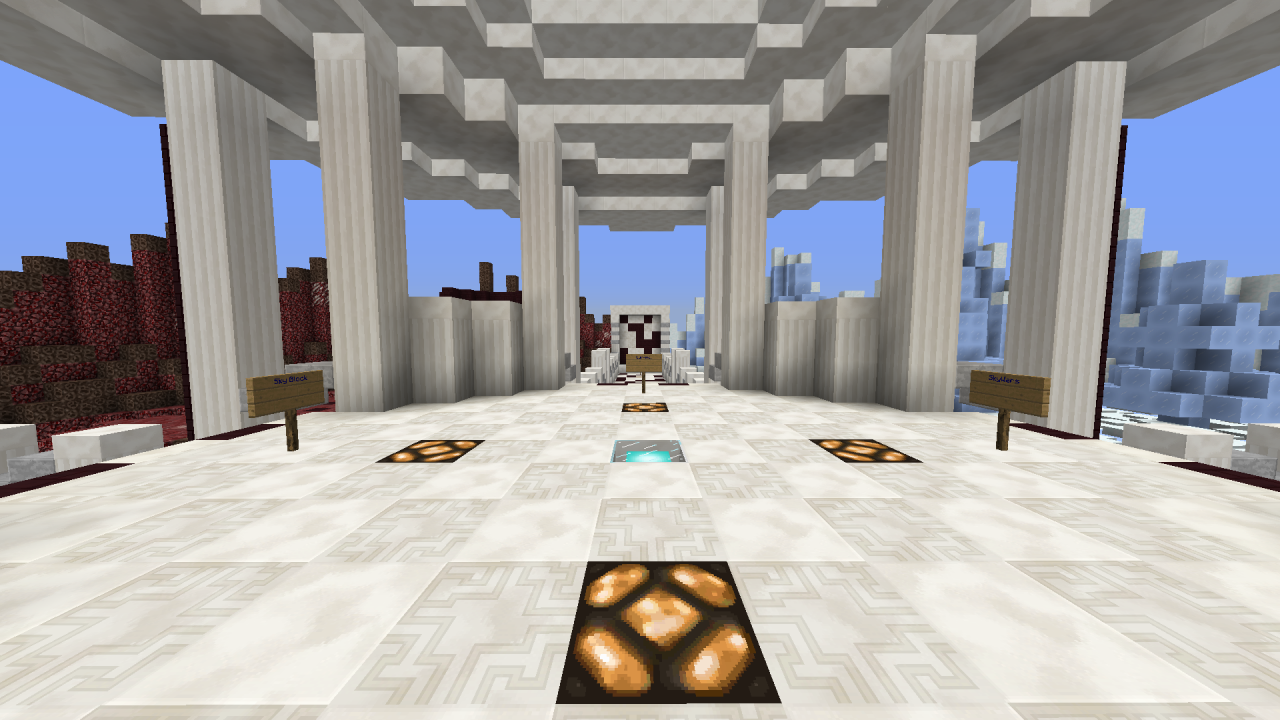Four Biome Server HUB Minecraft Map