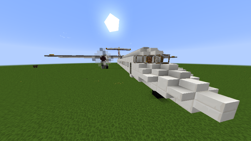 Bombardier Dash 8 Q400 Minecraft Map