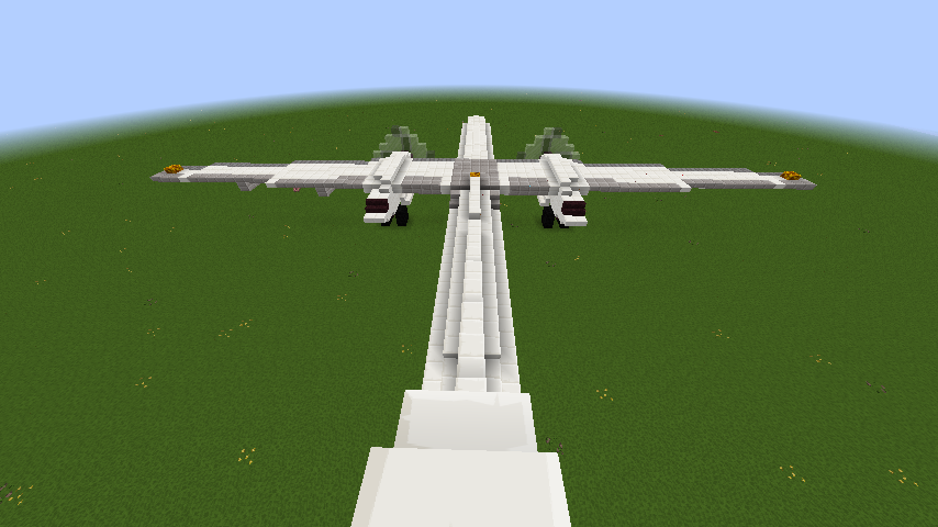 Bombardier Dash 8 Q400 Minecraft Map