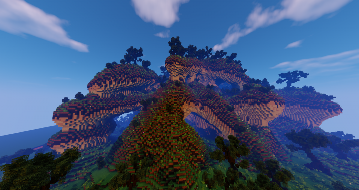 Fantastic terrain | Terraforming Minecraft Map