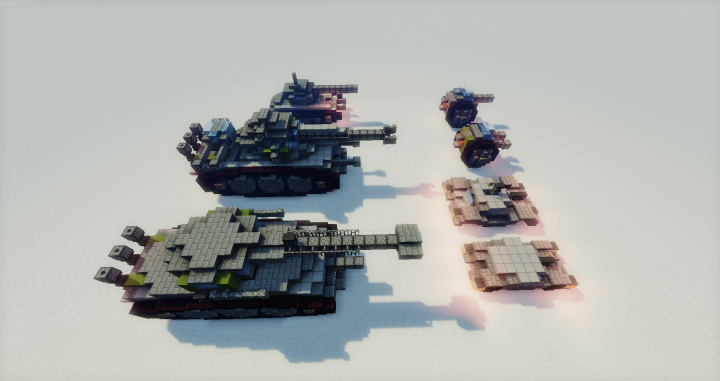 Sci-Fi Land Vehicles Minecraft Project