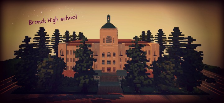 Minecraft High school Minecraft Map