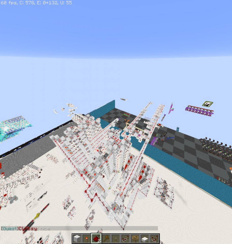 QUAD* core 8 bit 2-stage pipeline CPU Minecraft Map