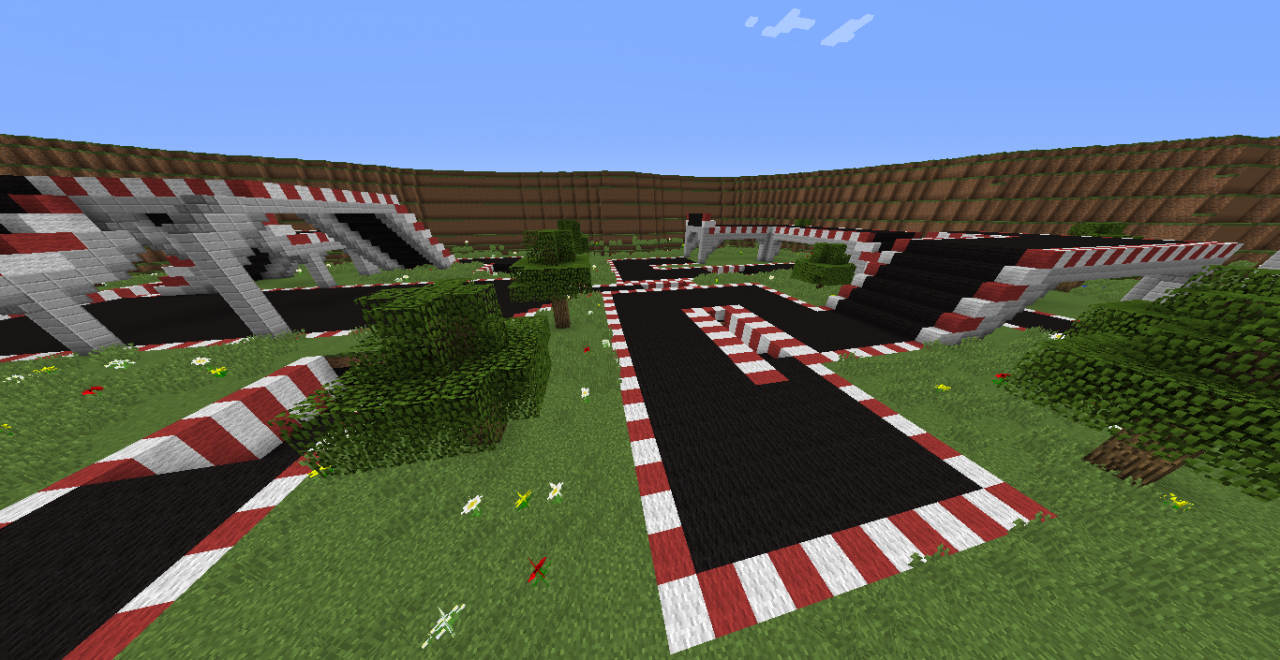 Racing with a horse Minecraft Map