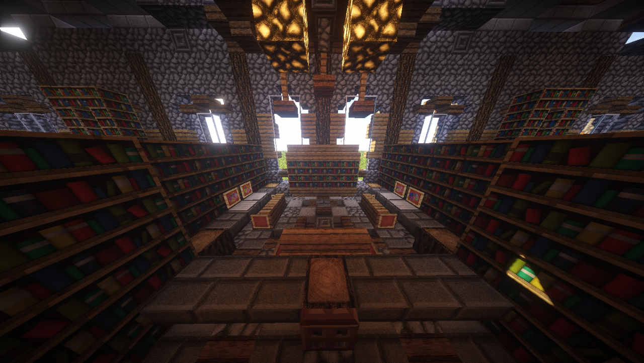 Medieval Library Minecraft Map
