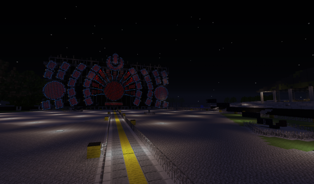 Ultra Music Festival Miami 2014 Minecraft Map