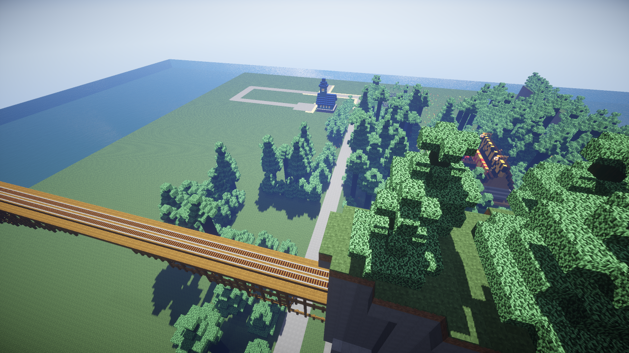 Gravity Falls Town Minecraft Map