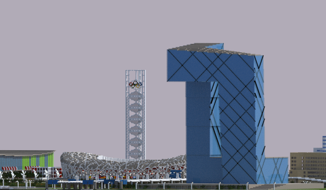 Beijing CCTV (1:1 Scale) Minecraft Map