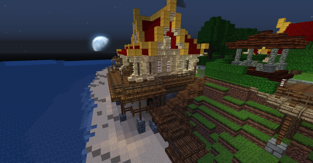 Ember island House Minecraft Map