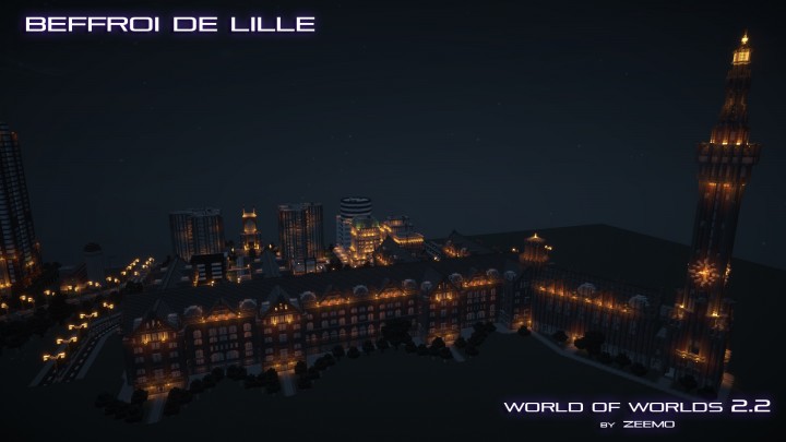 The Lille Belfry, France Minecraft Map