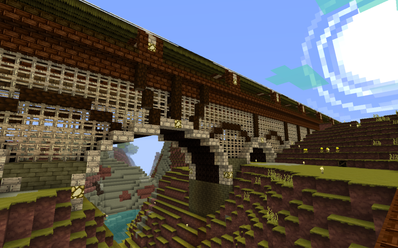 Rustic Alpine Bridge Minecraft Map