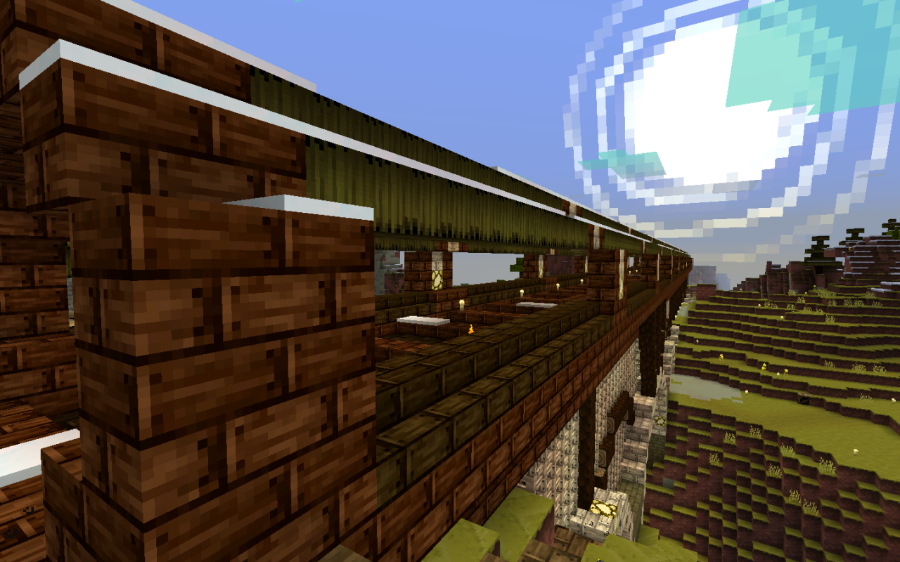 Rustic Alpine Bridge Minecraft Map