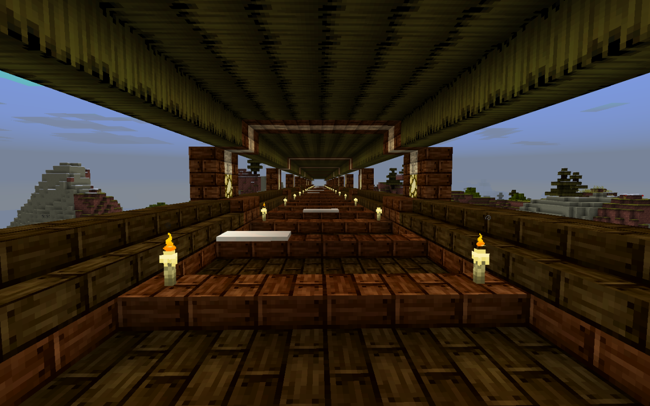 Rustic Alpine Bridge Minecraft Map