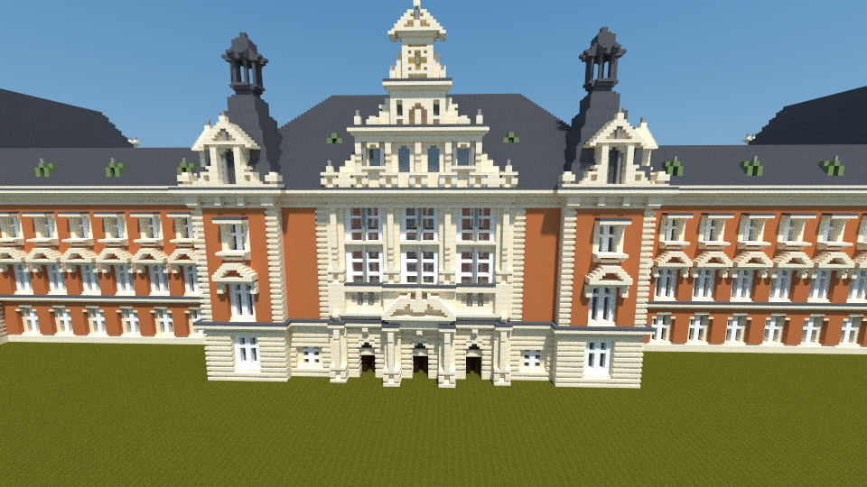 Hamburg justice building Minecraft Map