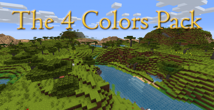 The 4 Colors Pack Minecraft Texture Pack