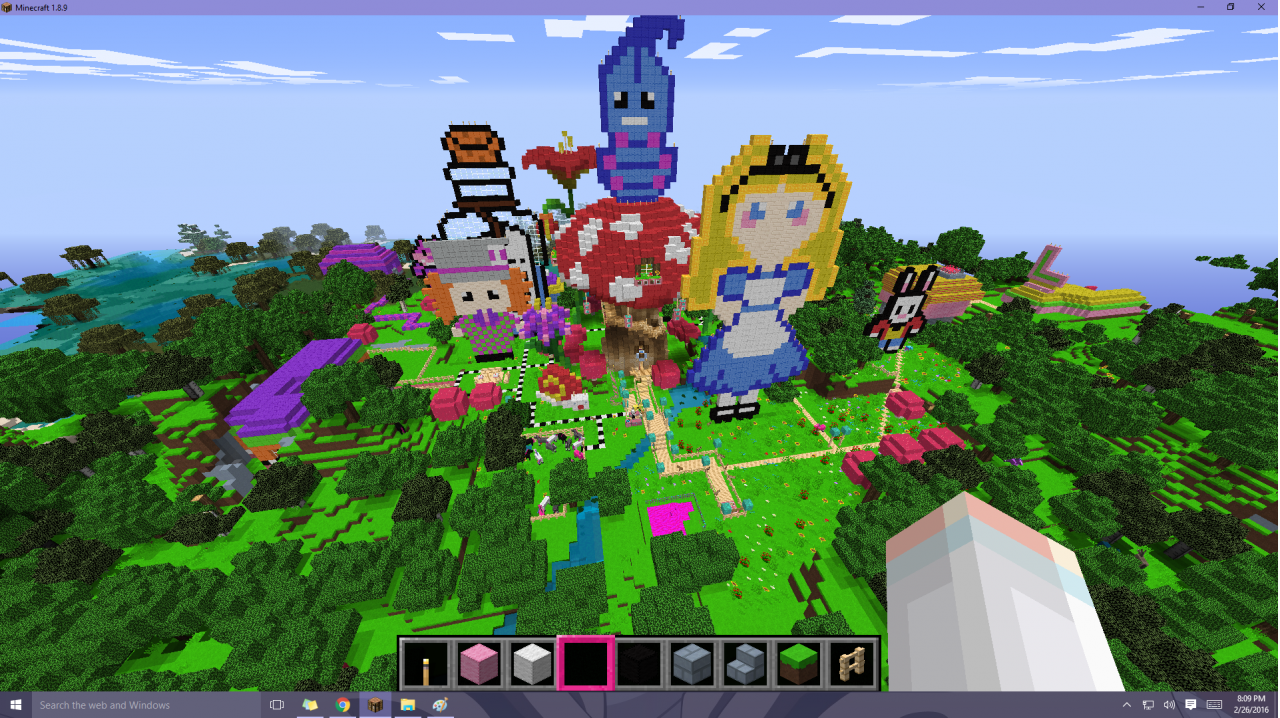 Alice In Wonderland 1.0 Minecraft Map