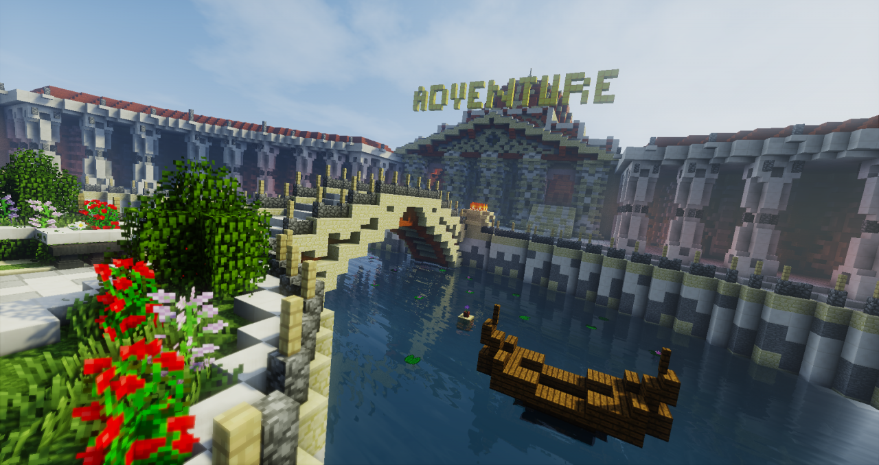 Italian Themed Hub Minecraft Map