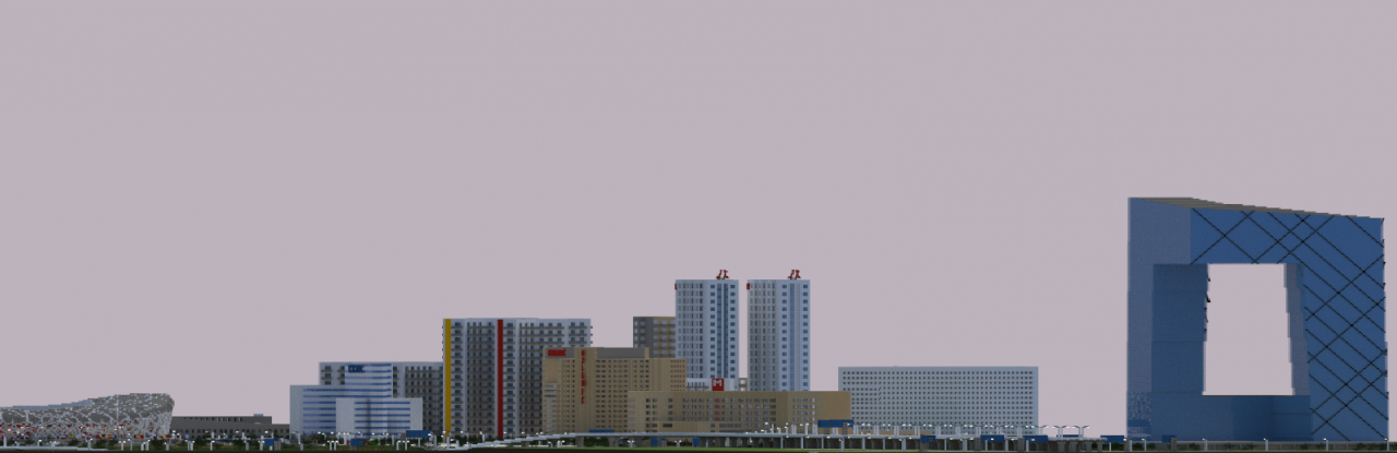 Beijing CCTV (1:1 Scale) Minecraft Map