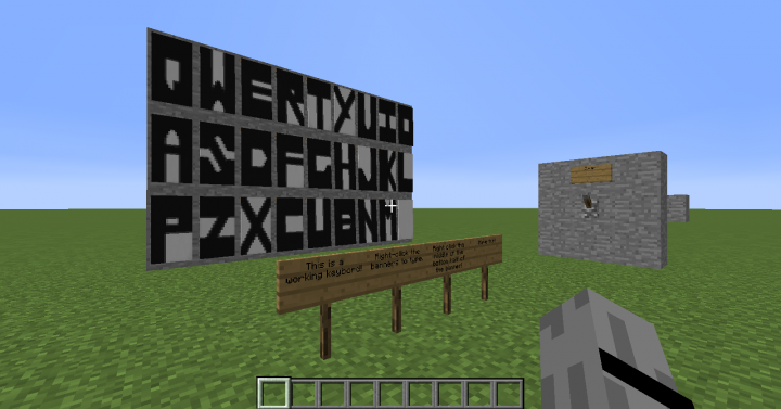 Working Keyboard Minecraft Map