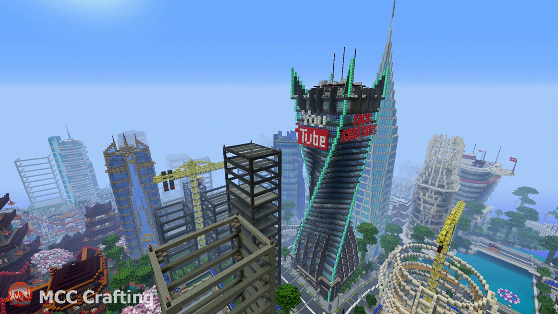 The MCC Crafting Youtube Twisted Tower Skyscraper Upgrade Make Over ...